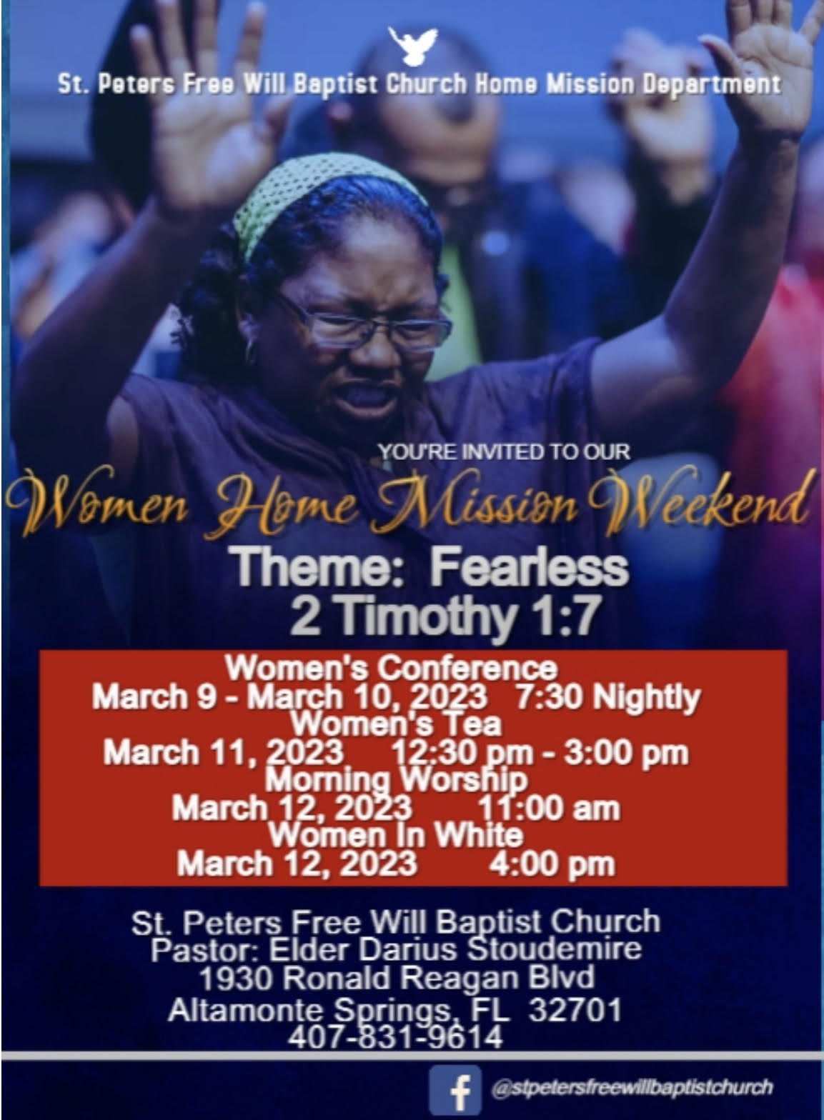 Schedule of Events - St Peters Free Will BC